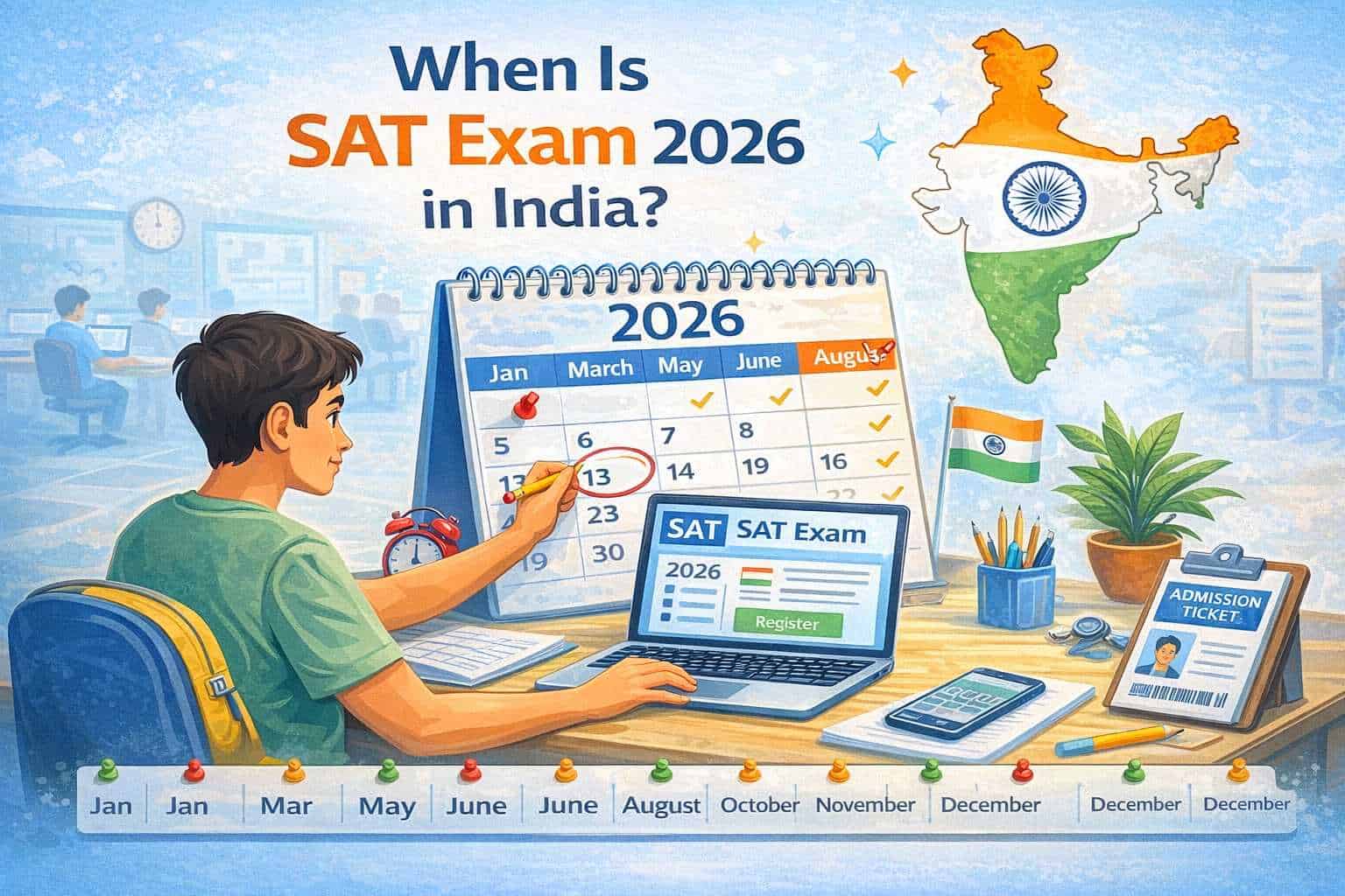 When Is SAT Exam 2026 in India? Exam Dates & Schedule
